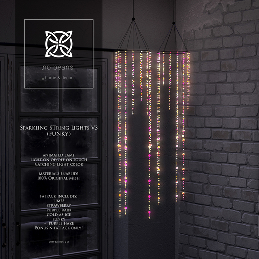 Second Life Marketplace - [nb!] - Sparkling String Lights V3 (funky) ADD